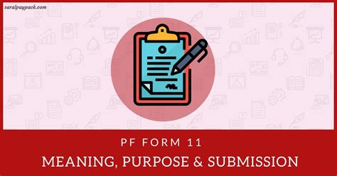 PF Form Meaning Purpose Details Submission