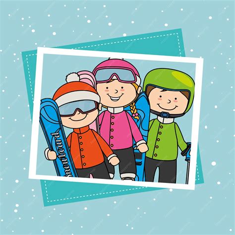 Аксессуары для зимних видов спорта и одежды | Бесплатно векторы