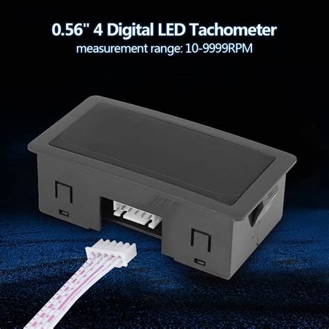 Buy Digital LED Display Tachometer RPM Speed Meter Panel Inductive Hall Effect Sensor NPN