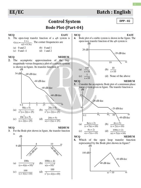 bode plot pdf electrical circuits signal processing