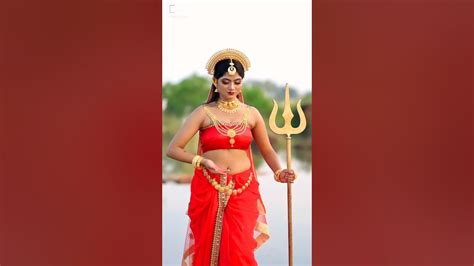 Ayur Dehi Devi Durga Shorts Indianmythology Durgapuja Devidurgai Makeupartist Agomoni