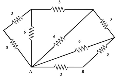 All The Resistance In The Figure Is In Ohms The Effective Resistance