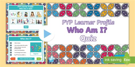 Pyp Learner Profiles Interactive Powerpoint Quiz