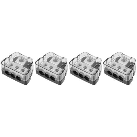 Hemoton 4pcs Power Distribution Block 1 Way Power Distribution Connecting Block For Car