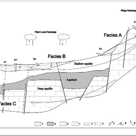 Conceptual Hydrogeological And Hydrogeochemical Cross Section From Download Scientific Diagram