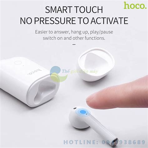 Tai nghe bluetooth Hoco E39 Admire Sound Single V5.0 (Trắng)