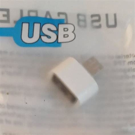 Cell Phones Accessories Nwt Usb Female To Type C Typec Male Connector Adapter White New Nip