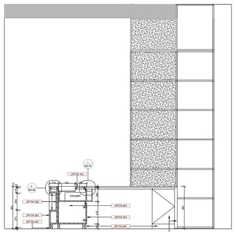 Section Drawing Of Kitchen Platform Detail Presented In This Autocad Drawing File Download This