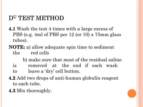 Ppt Weak D Testing D U Powerpoint Presentation Free Download Id