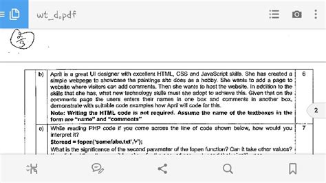 Solved What Is The Significance Of The Second Parameter Of Chegg