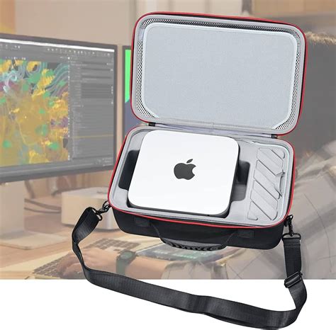 RLSOCO Hard Case For Apple Mac Studio M M Max M Ultra Silicone Material Zipper Closure