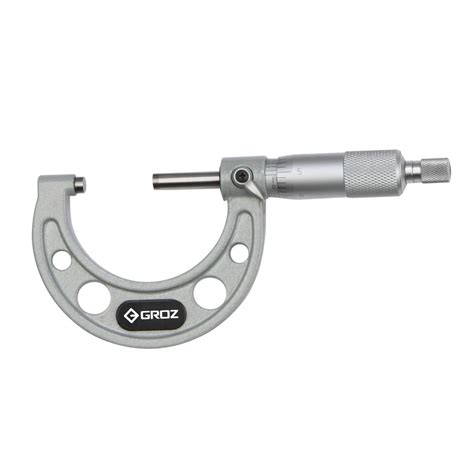 Groz Outside Micrometers With Balanced Frame Design Measures In METRIC Range Accuracy