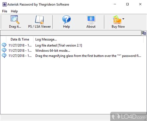 Asterisk Password Recovery Screenshots