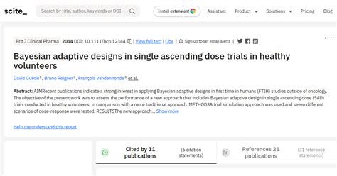 Bayesian Adaptive Designs In Single Ascending Dose Trials In Healthy
