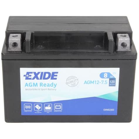 Bike Exide AGM 12-7.5 12V 8Ah | MAKS POWER