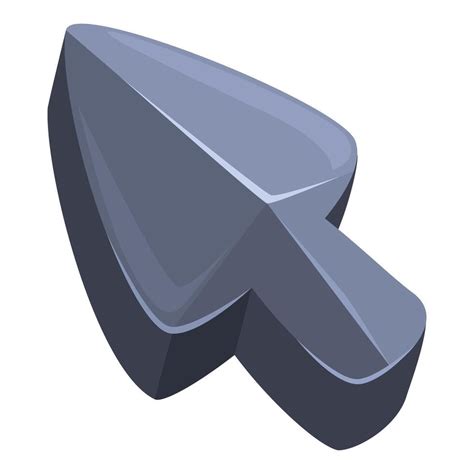 3d cursor arrow pointing up right showing internet click 48455799