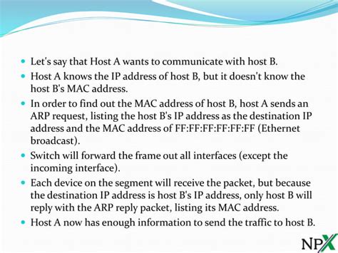 Address Resolution Protocol Arp Pptx
