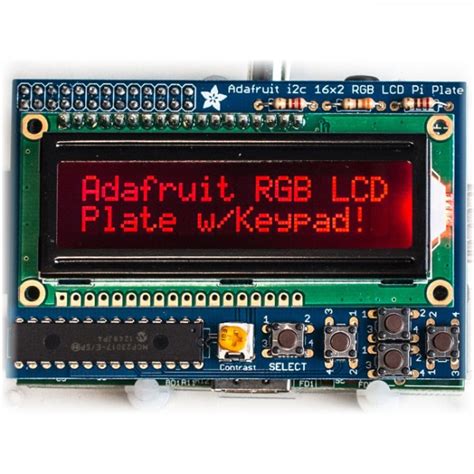 Adafruit RGB Negative 2x16 LCD Keypad Kit For Botland Robotic Shop
