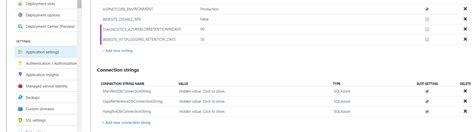 C Why Is Azure App Service Not Reliably Reading My Connection Strings When I Am Using The