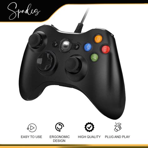 Wired USB Game Controller Gamepad Game Joystick Joypad For Microsoft Xbox Slim Windows PC