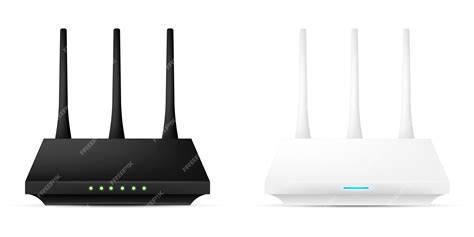 Premium Vector Wifi Router Wireless Ethernet Modem Router Vector Illustration