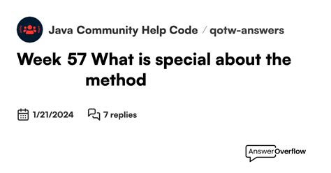 Week 57 — What Is Special About The `tostring` Method Java Community Help Code Learn