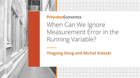 When Can We Ignore Measurement Error In The Running Variable