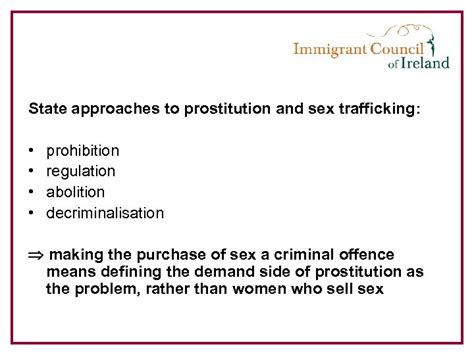 Sex Trafficking And Prostitution The Dilemma Of Demand