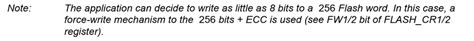 Stm32h755 Single Word Programming To The Flash Stmicroelectronics