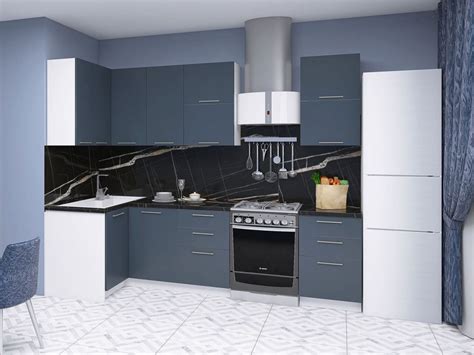 Кухонный гарнитур угловой Тандем 2 1х1 м мебель для дома и кухни Белый Океания купить C