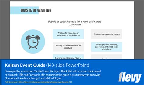 Kaizen Event Guide Ppt Slide Deck