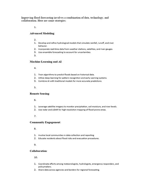 improving flood forecasting pdf