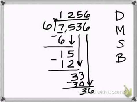 Long Division Standard Algorithm Worksheet