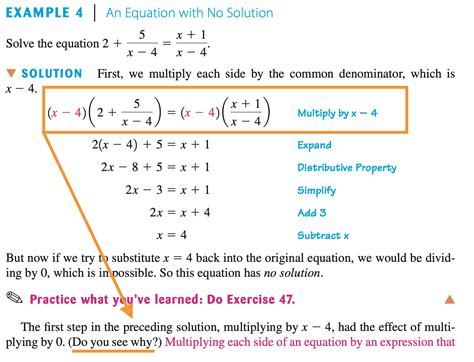 solving linear equations an equation with no solution r askmath