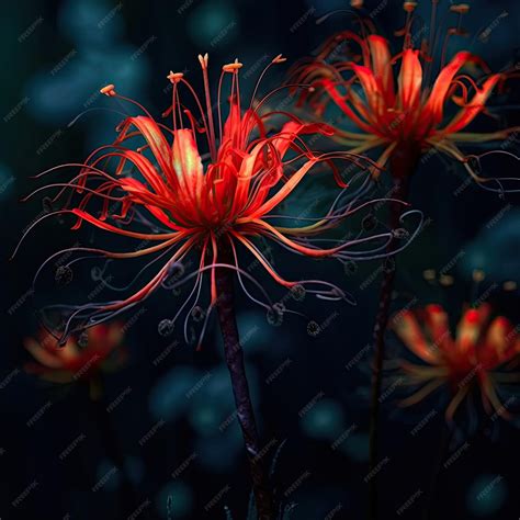 Premium Photo Red Spider Lily Ultra Artsistic Ai Generative