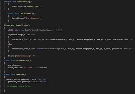 Code C Sharp Script For Unity Game Developement Game Programming By