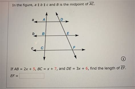 solved in the figure a b c and b is the midpoint of