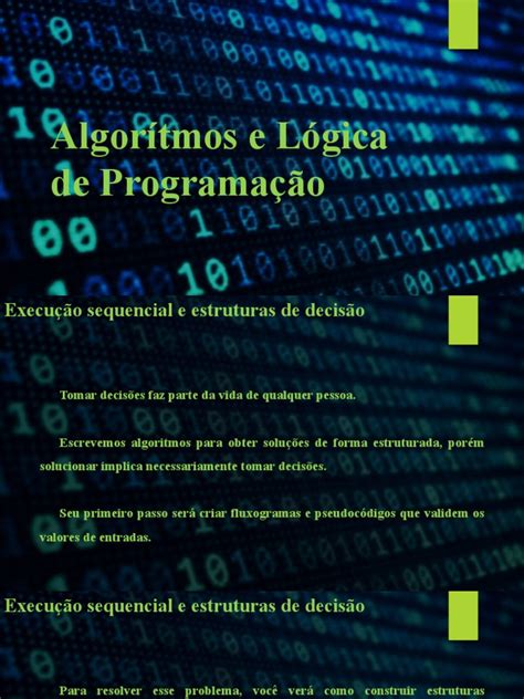 Algorítmos E Lógica De Programação4 Pdf Algoritmos Lógica