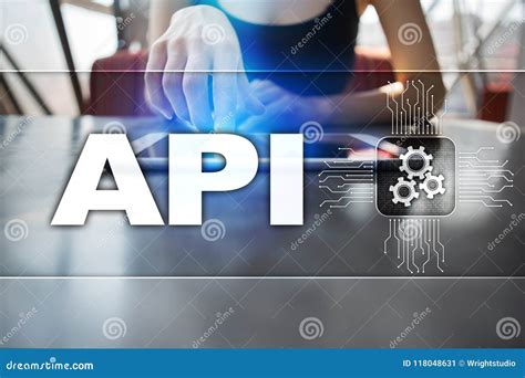 Application Programming Interface API Software Development Concept Stock Image Image Of