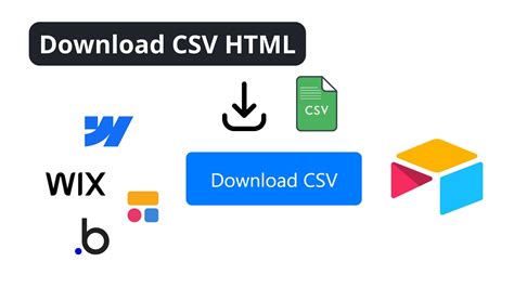 Web Download Csv Html