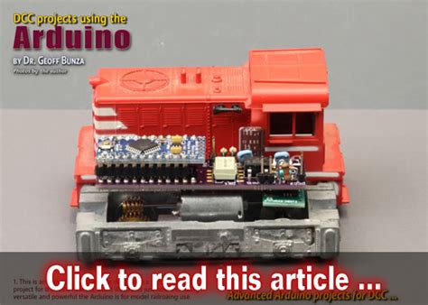 Dcc Projects Using The Arduino Model Railroad Hobbyist Magazine