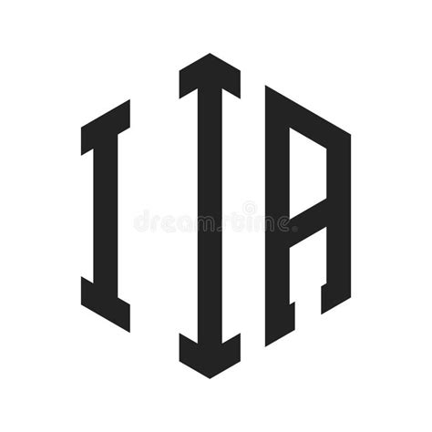 Iia Logo Design Initial Letter Iia Monogram Logo Using Hexagon Shape