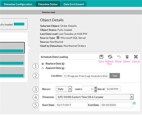 Scheduling Data Refreshes Logi Analytics
