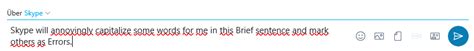 Windows 10 How To Disable Spell Checking And Auto Correction In Skype
