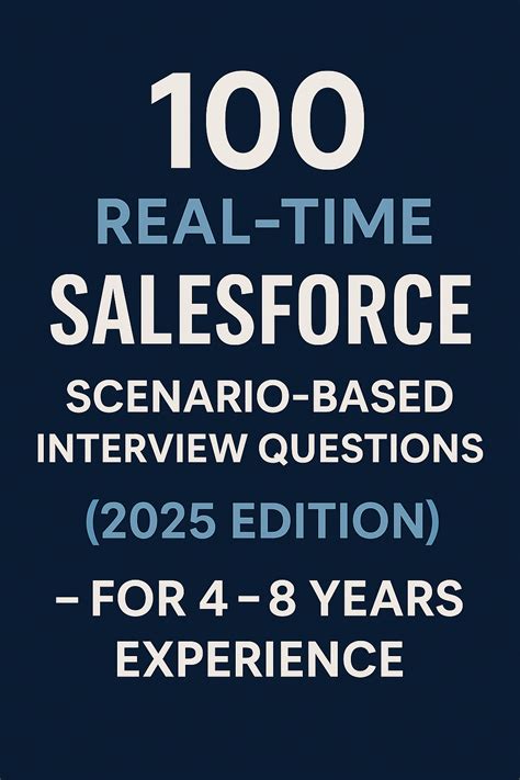 100 Real Time Salesforce Scenario Based Interview Questions 2025