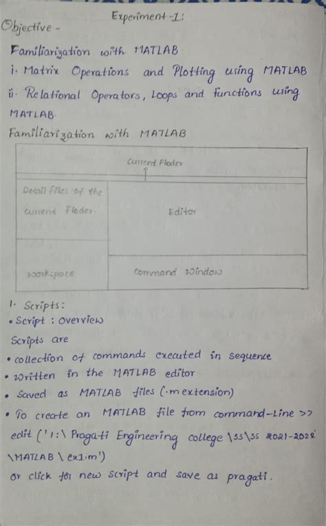 SOLUTION Mat Lab Experiment 1 Studypool