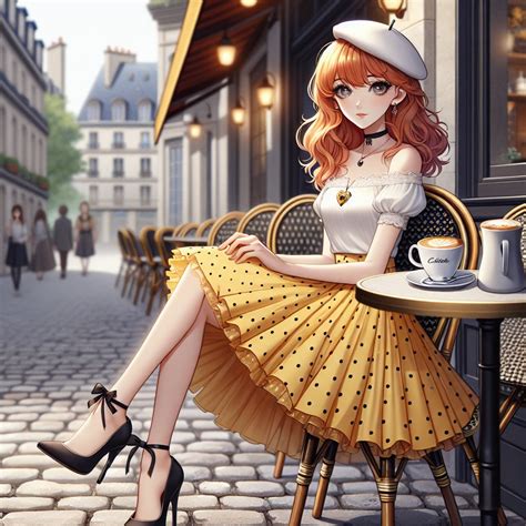 Anime Girl In A Skirt Anime Fanart