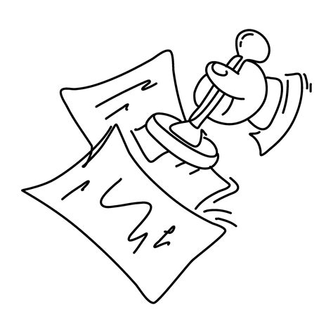 Rubber Stamp Flat Illustration Of The Approved Stamp Concept Suitable For Use On Commercial