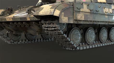 3d Model Tank T 64bm Bulat Vr Ar Low Poly Cgtrader