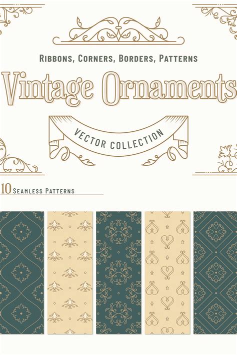 Vintage Ornaments Vector Collection Siteoutsite